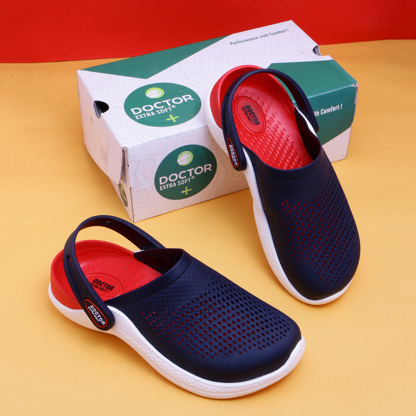 DOCTOR EXTRA SOFT D-513 Men's Classic Casual Sports Clogs/Sandals with ...