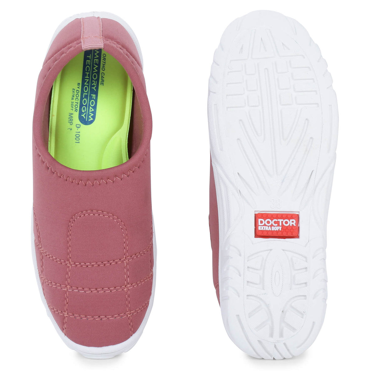 DOCTOR EXTRA SOFT D-1001 Memory Foam Women's Shoes for Walking Gym Tra ...